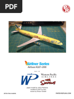 An-225 Paper Model Simplified | PDF