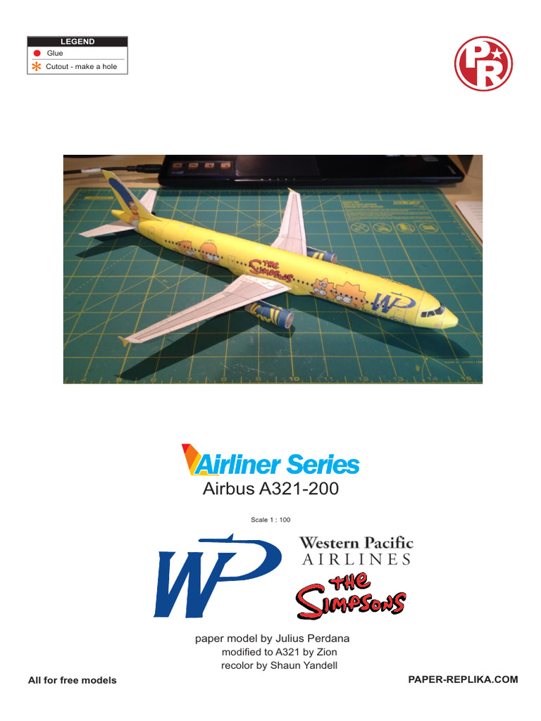 A321 The Simpsons Corr | PDF | Jet Aircraft | Airliner