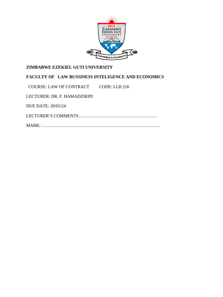 Group 1 Contract Law Pdf Private Law Common Law