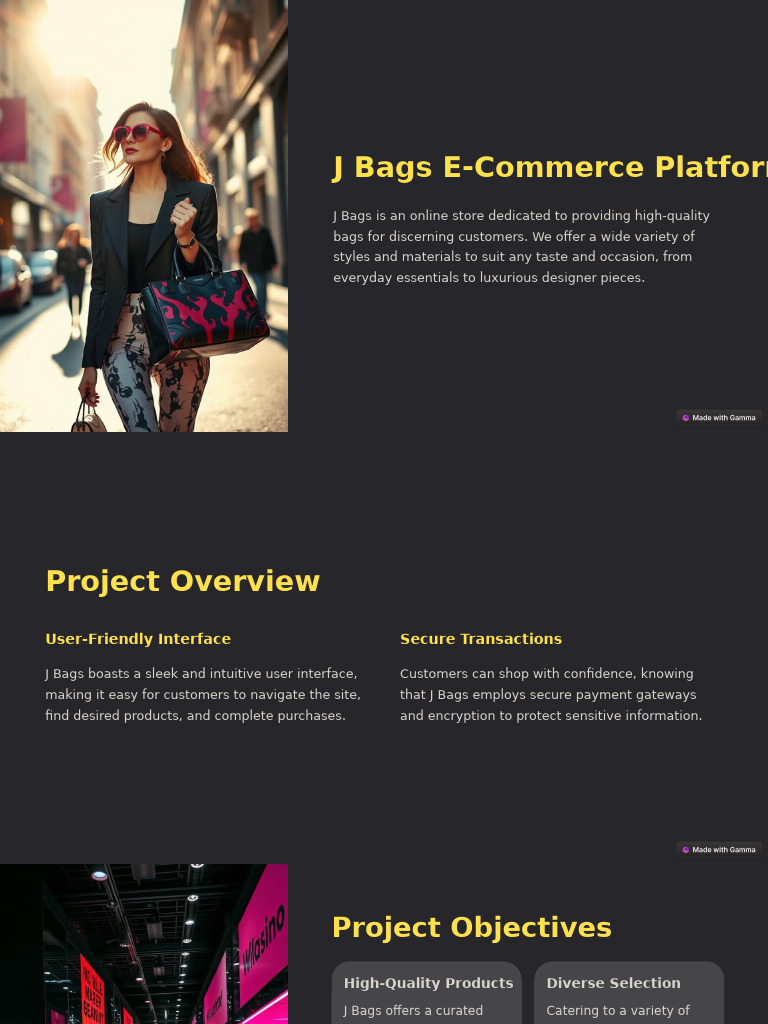 J Bags E Commerce Platform | PDF | Point Of Sale | Information Technology