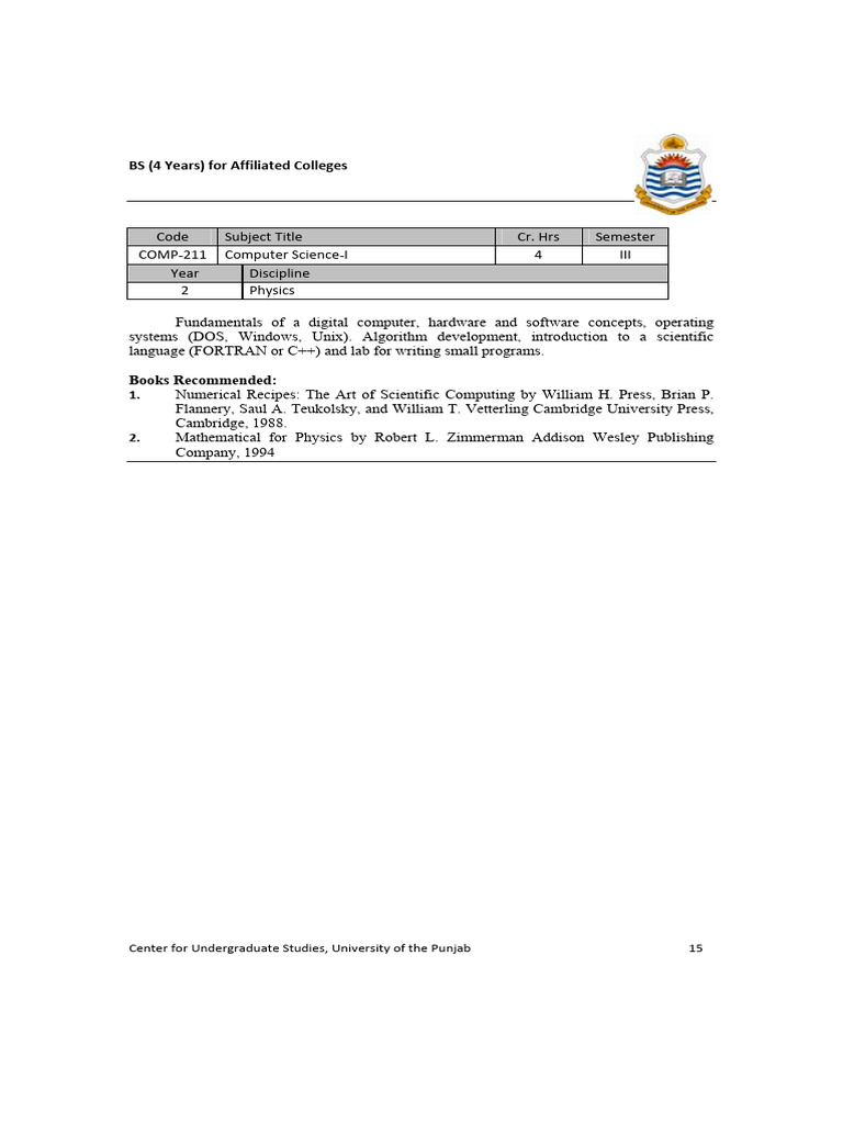 C Comp-211 | PDF