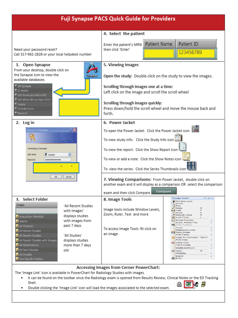 Fuji Synapse PACS Guide for Providers | PDF | Icon (Computing) | Double Click