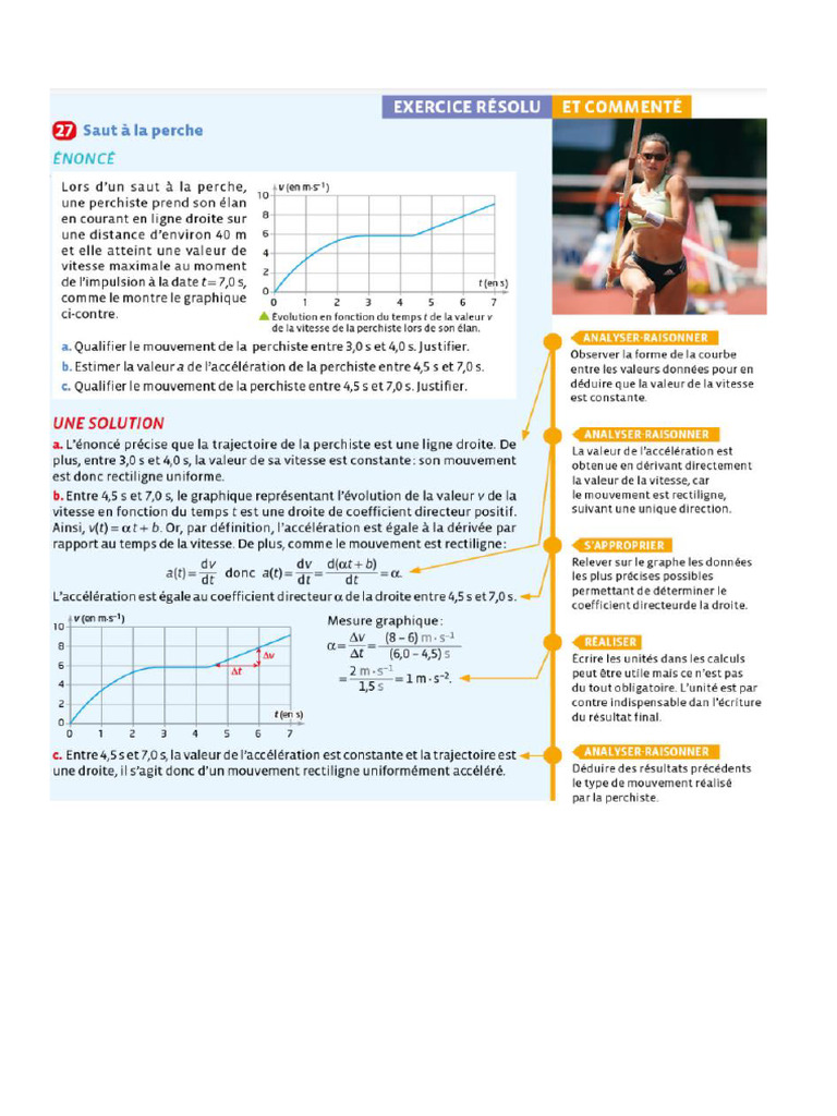 Exercices Résolus Mécanique | PDF