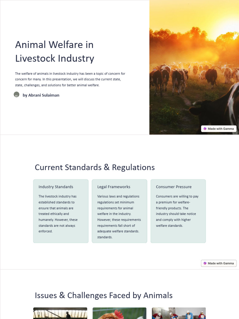 Animal-Welfare-in-Livestock-Industry (31082023) | PDF | Animal Welfare
