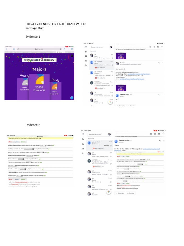 Evidencias Workshop Examen Final | PDF