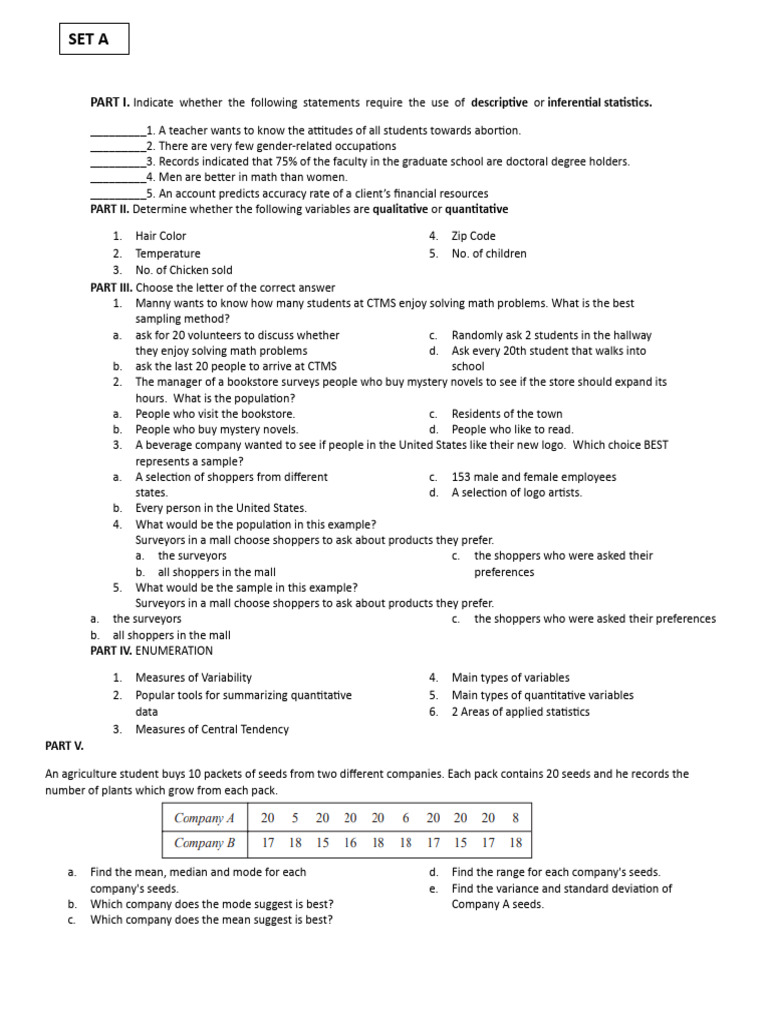 Midterm Engineering Data Analysis Part C And D Pdf Quantitative Research Statistics 9524