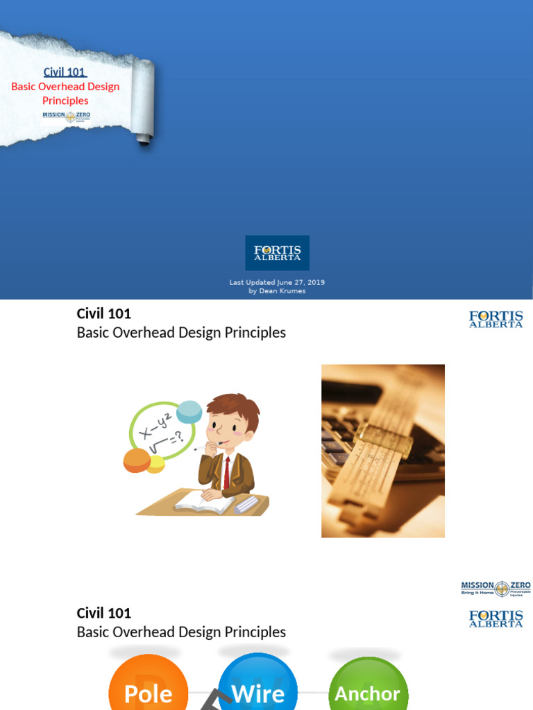 Basic Overhead Design Principles Civil 101 | PDF | Soil Mechanics | Soil
