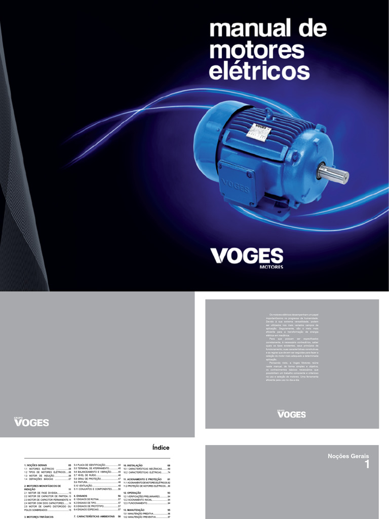 15 - 01 - 001 Motores Voges Manual | PDF | Potência (Física) | Energia ...