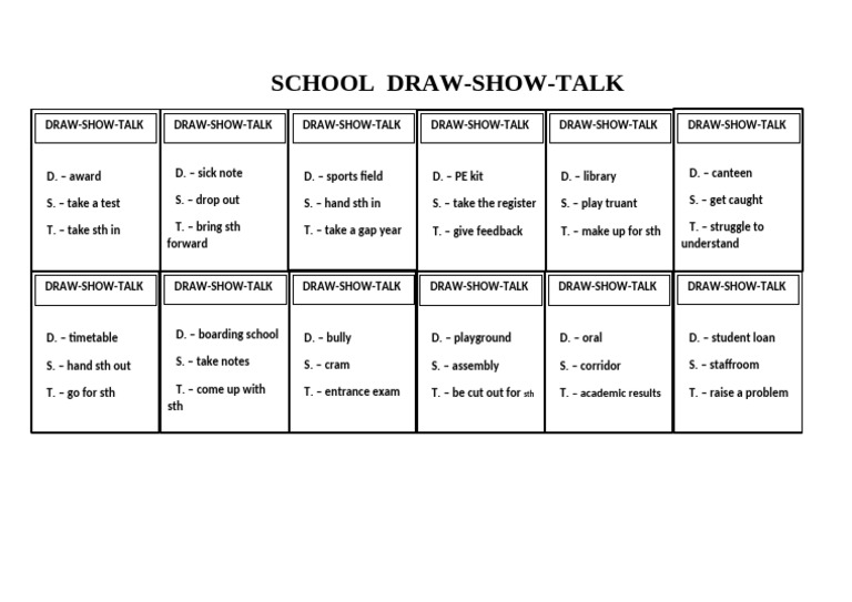 Draw Talk Show School | PDF | Art
