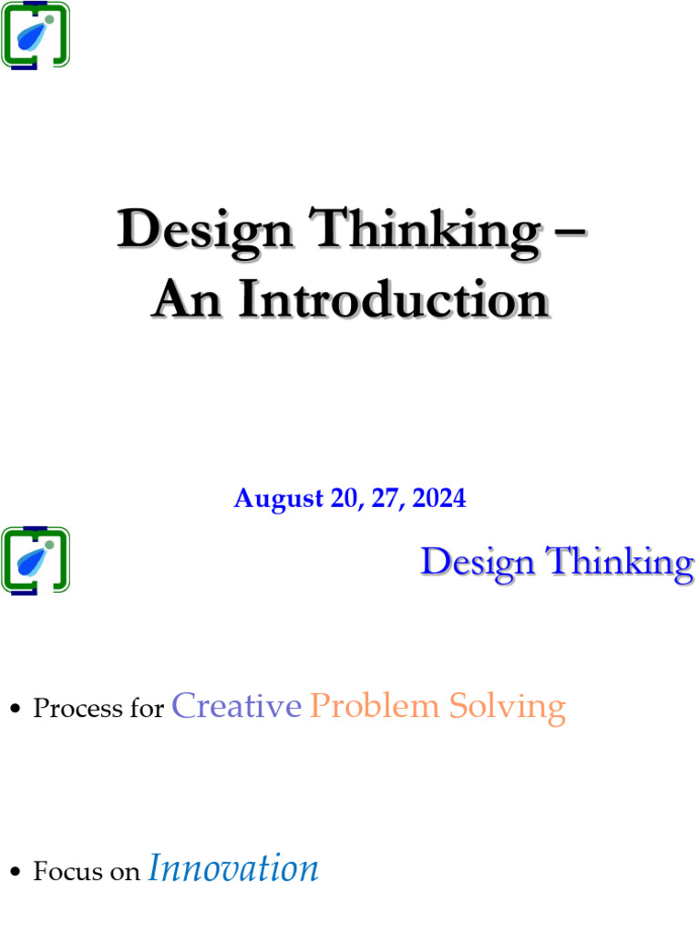 Introduction to Design Thinking Process | PDF | Design Thinking | Thought