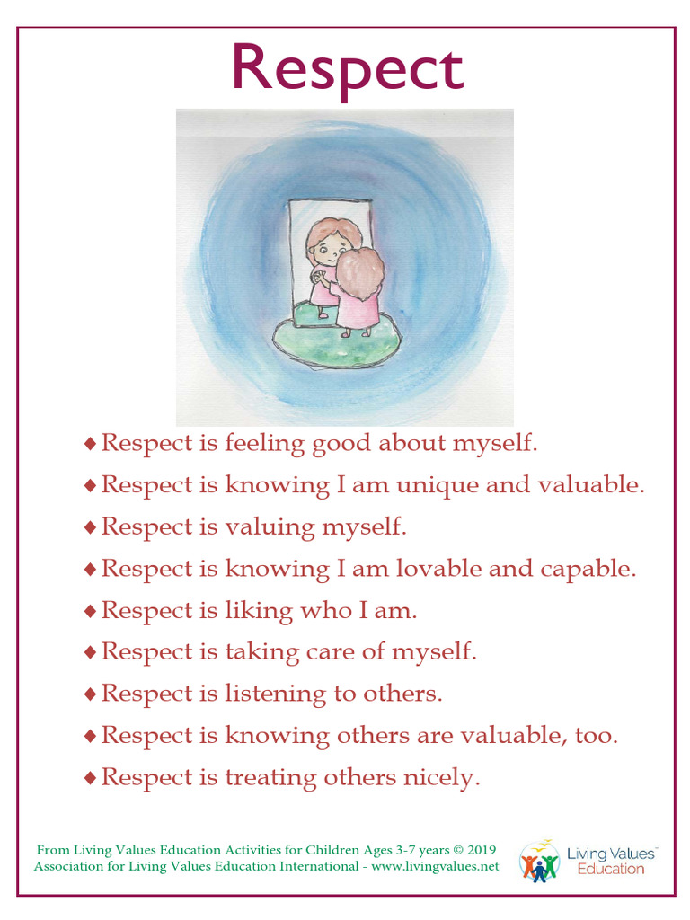 Understanding Self and Mutual Respect | PDF