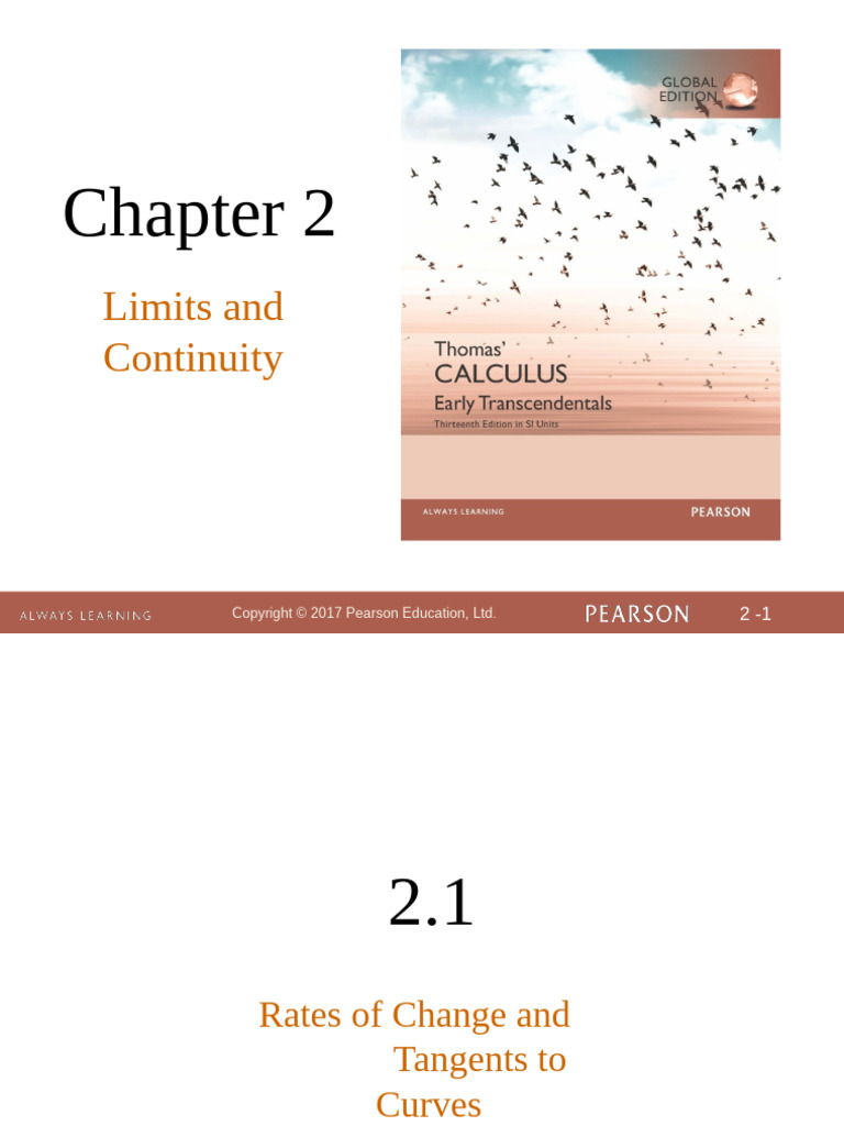 Chapter 2 Sec 2.1-Sec 2.4 | PDF | Derivative | Mathematical Concepts