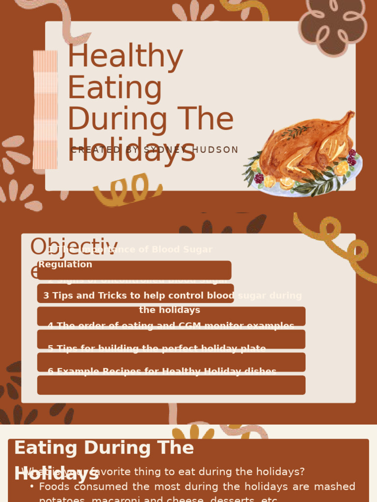 Healthy Eating During The Holidays | PDF | Meal | Eating