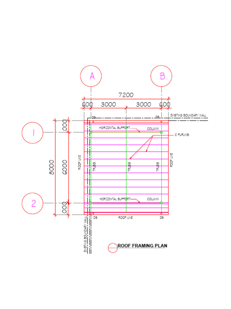 Roof Framing Plan | PDF