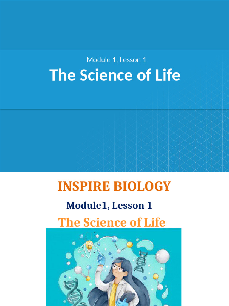 9SAT M1 L1 Part II | PDF | Life | Organisms