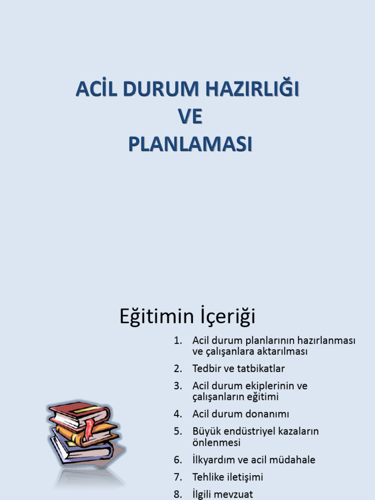 4 Acil Durum Planları | PDF