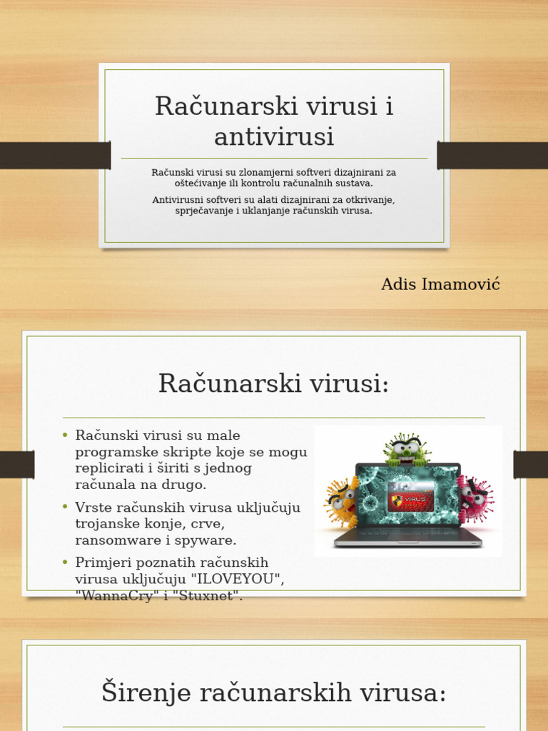 Računarski Virusi I Antivirusi INFORMATIKA | PDF