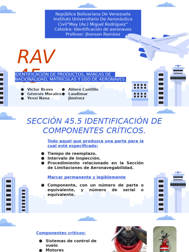 Rav 45.5-8 Presentacion | PDF | Aeronave | Aviación