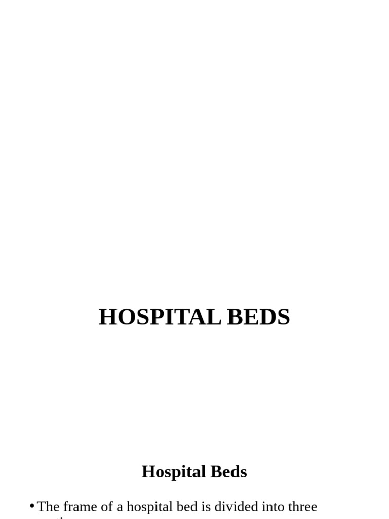 Hospital Beds | PDF | Bed | Bedding