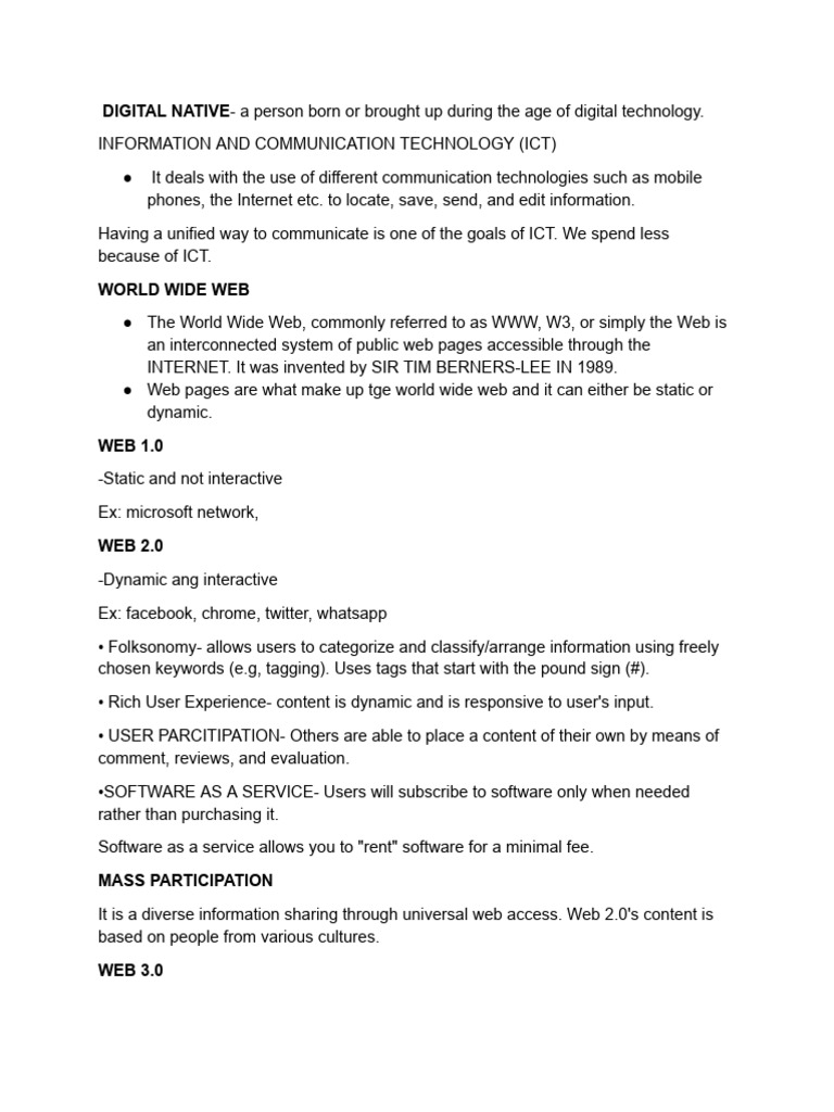 Emtech Reviewer | PDF | Malware | World Wide Web