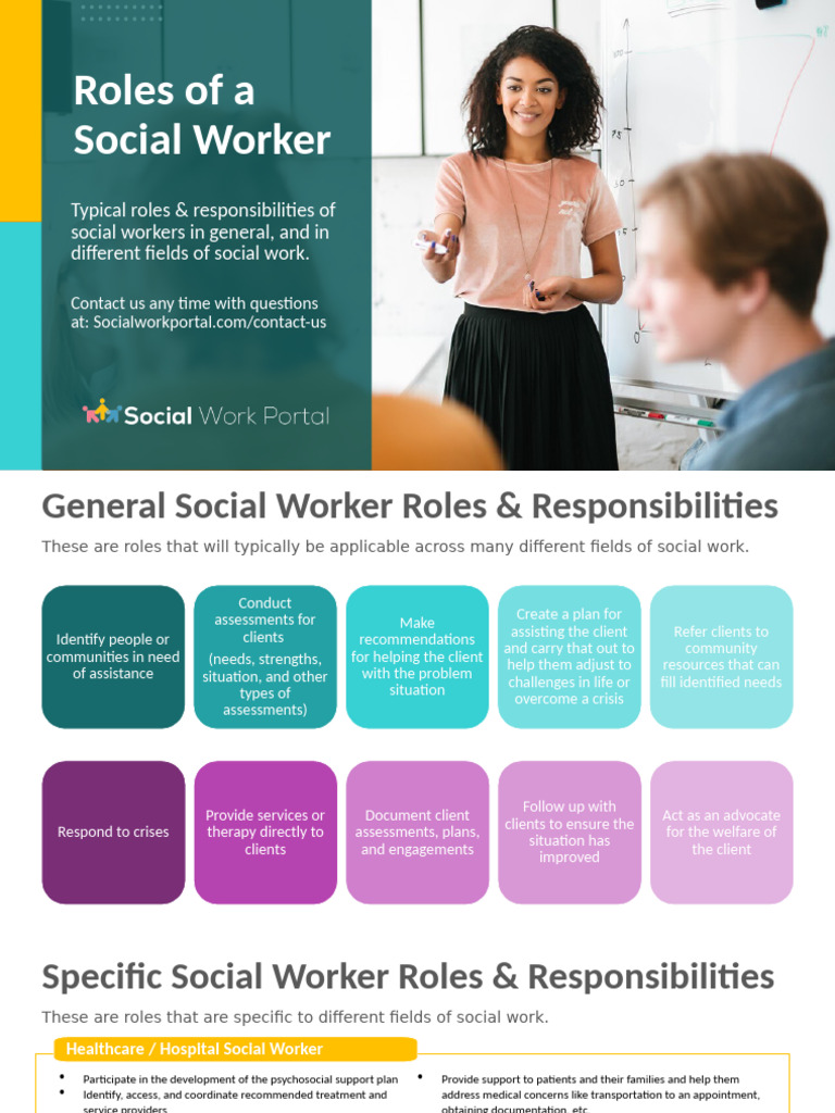Social Worker Roles & Duties Guide | PDF | Social Work | Health Care