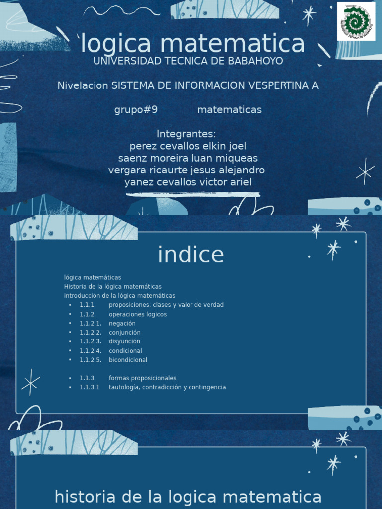 Logica Matematica | PDF | Proposición | Lógica