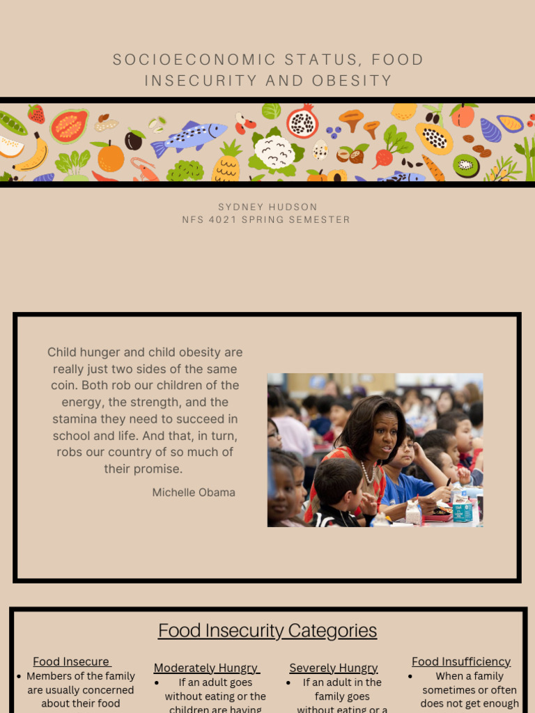 Socioeconomic and Obesity Project | PDF | Obesity | Food Security