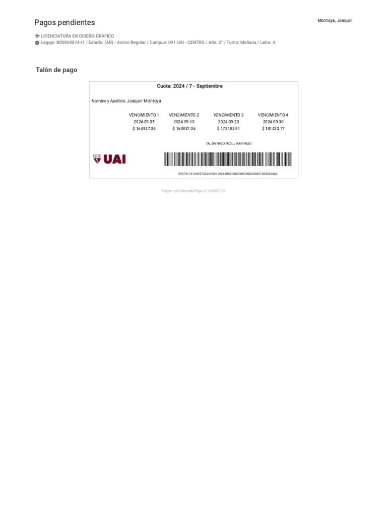 Mi UAI - Universidad Abierta Interamericana | PDF