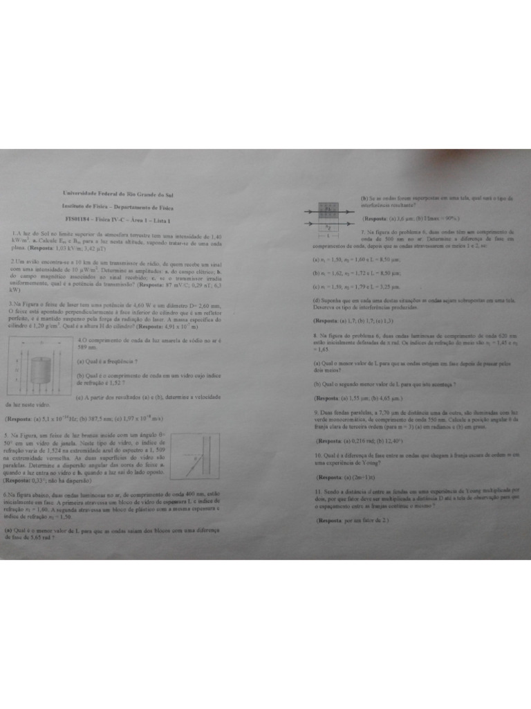 L1 Interf - Antiga | PDF