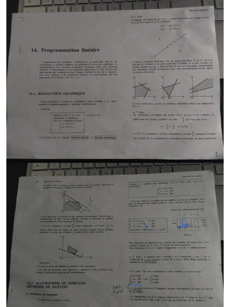 Programmation Lineaire | PDF