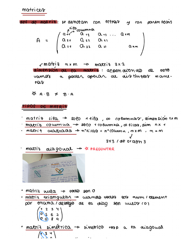 Matrices 3 | PDF