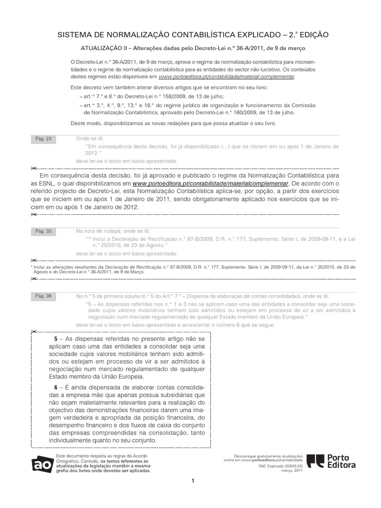 SNCE AtOnline2 20111039 AO3 Prot | PDF | Contabilidade | Estado