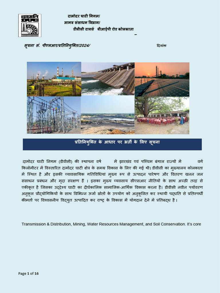 DVC Sr. Manager HR Recruitment 2024 | PDF