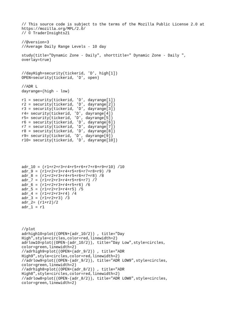 Dynamic Zone - Daily | PDF