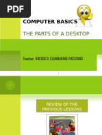 Parts of a Windows Desktop Explained | PDF | Cursor (User Interface ...