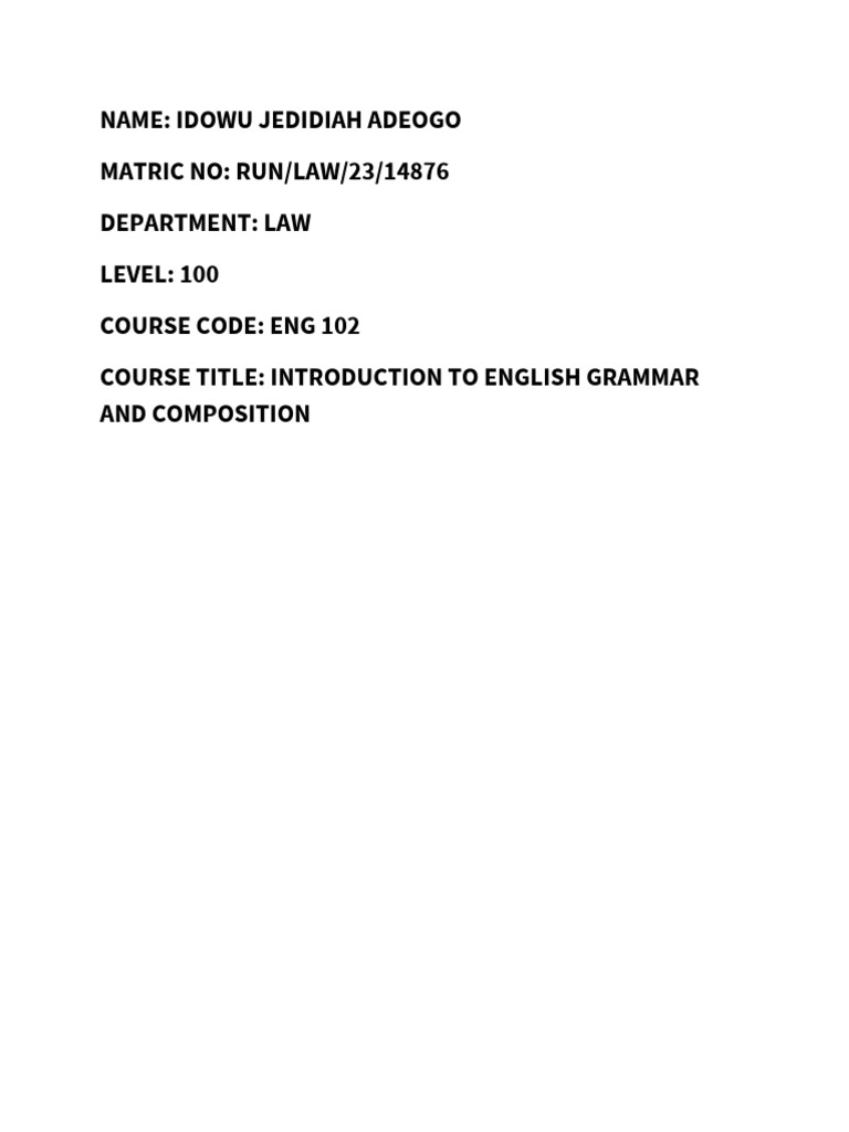 Assignment On Different Definitions of Clauses by English Scholars ...