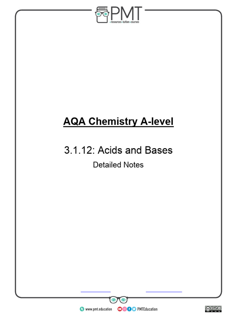 1.12. Acids and Bases | PDF | Ph | Acid