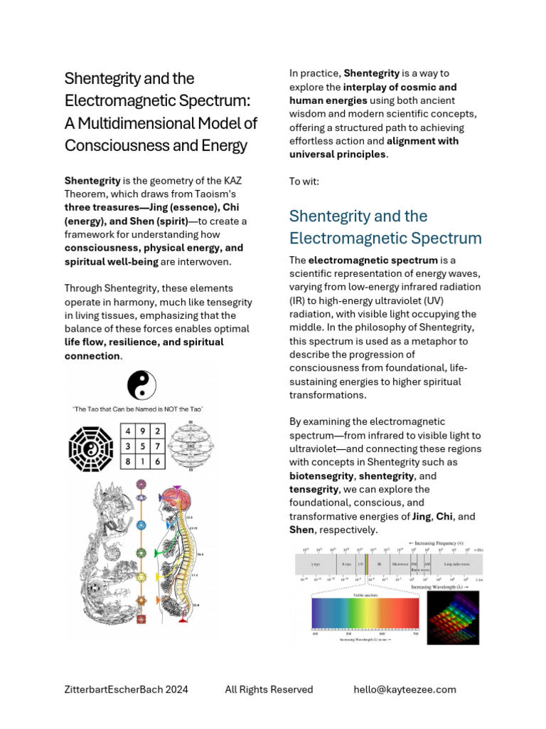 Consciousness and The Electromagnetic Spectrum - Shentegrity - Tensegrity of Spirit | PDF ...