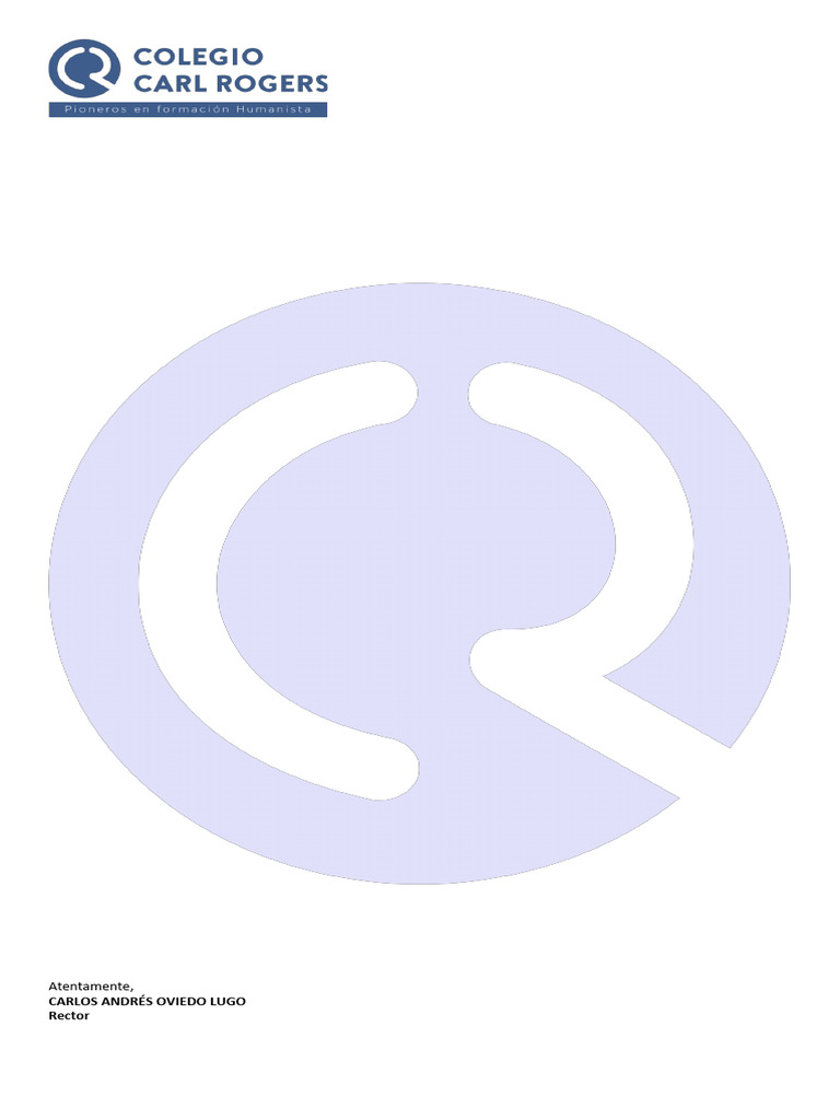 Atentamente,: Carlos Andrés Oviedo Lugo Rector | PDF