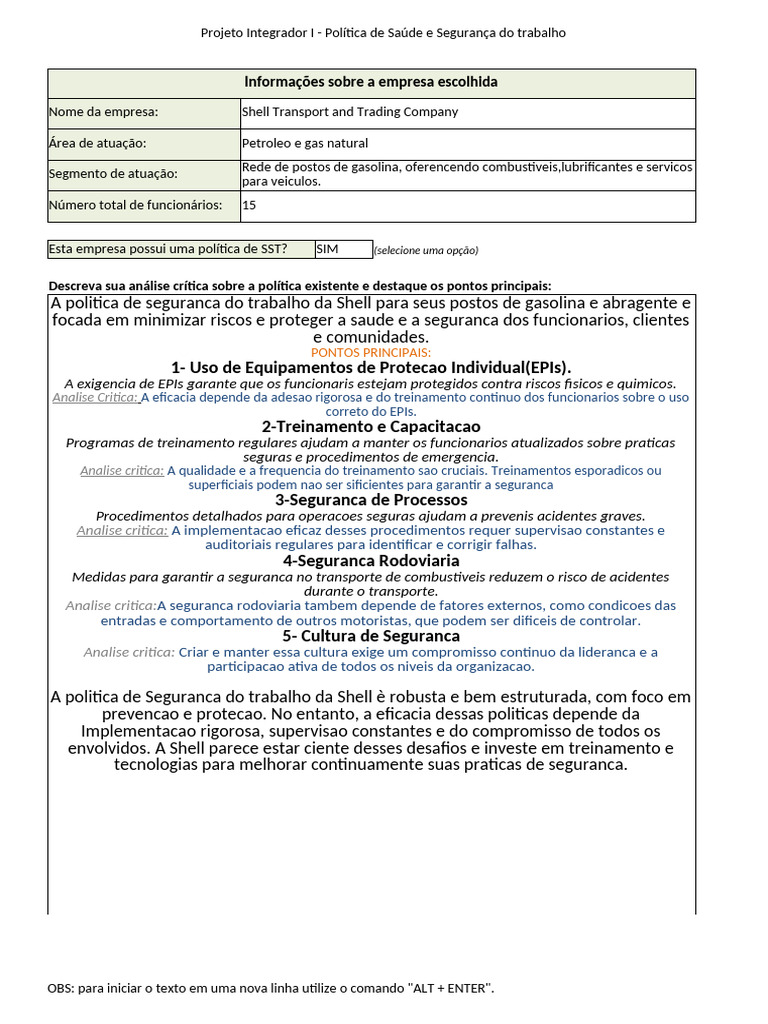 Projeto Integrador 1 | PDF | Desenvolvimento profissional