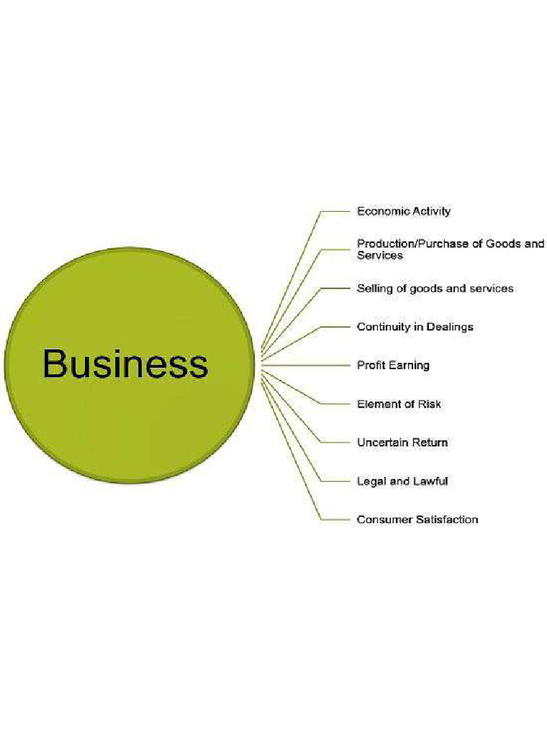 Characteristics of Business | PDF