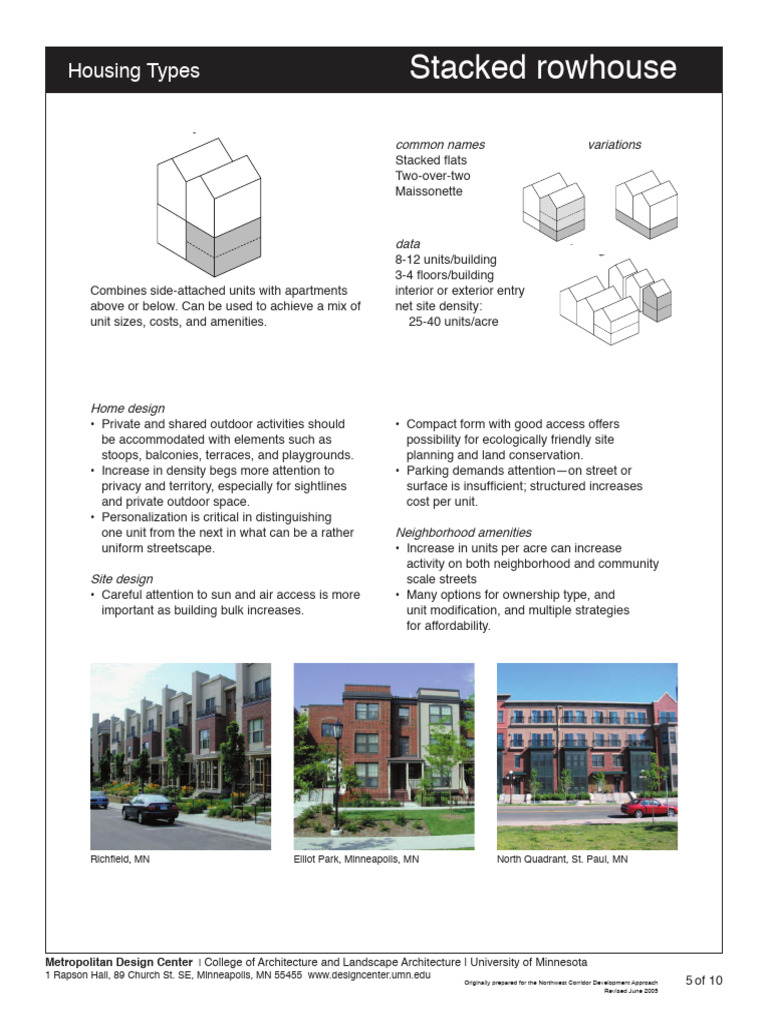 02 Housing Vtypes02 | PDF | Minneapolis | Apartment