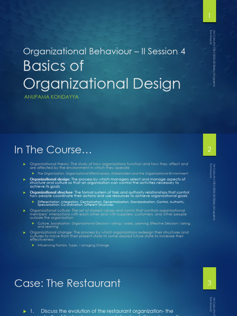 Essentials of Organizational Design | PDF | Organizational Structure ...
