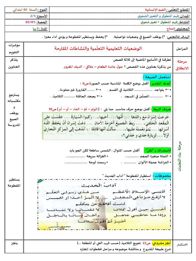 إدماج 01 | PDF