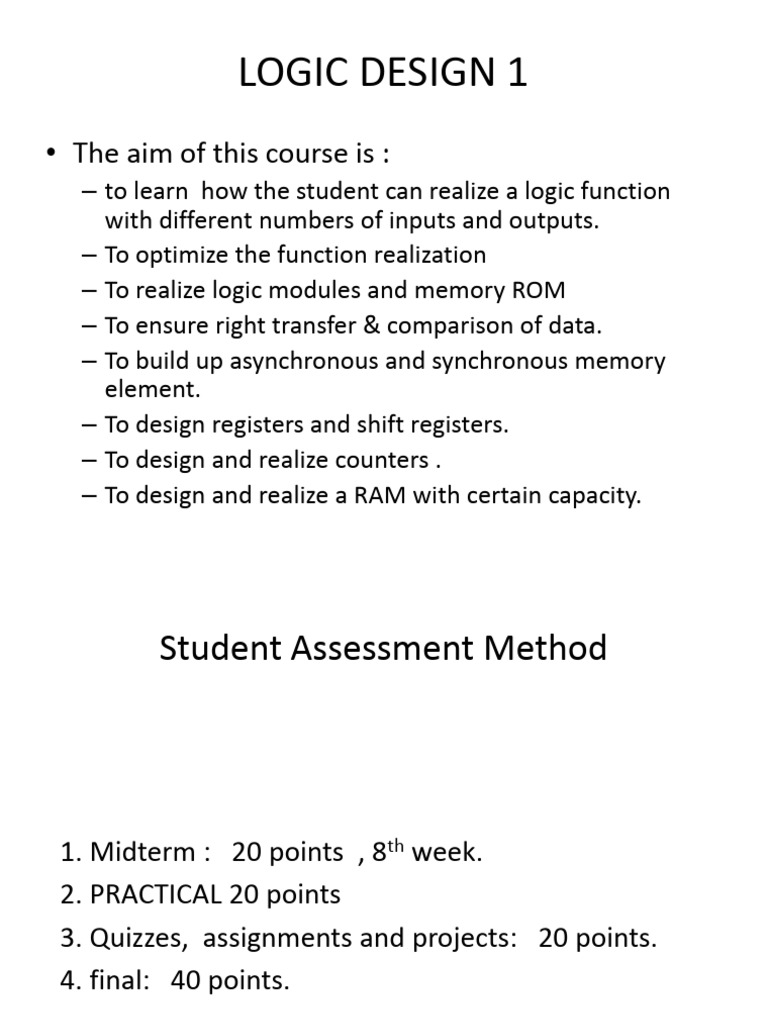 Chapter 1 Logic 1 | PDF | Logic Gate | Central Processing Unit
