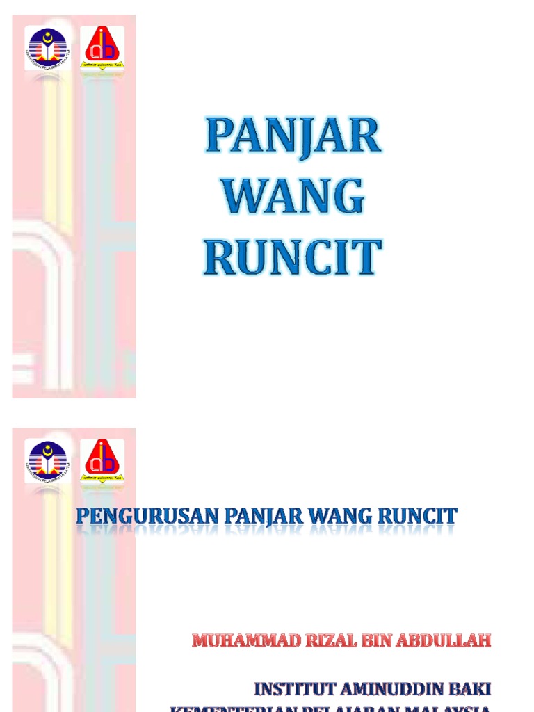 Pengurusan Panjar Wang Runcit Sekolah | PDF | Karier & Perkembangan ...