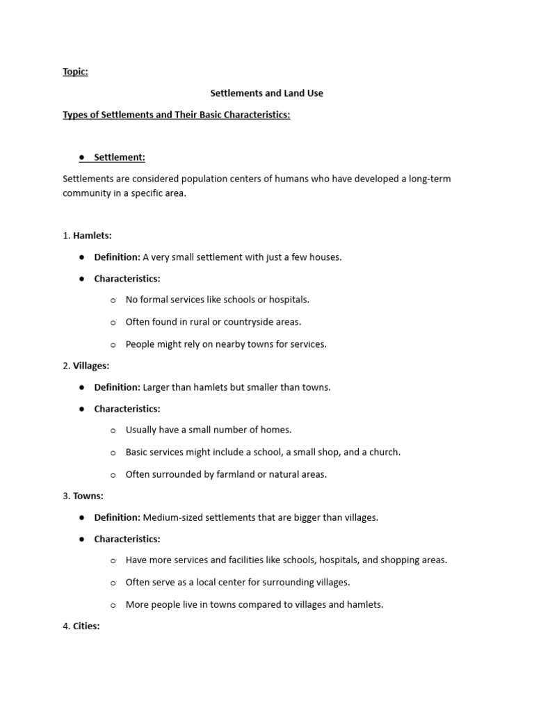 Settlements Docx 1 Pdf Politics Social Science