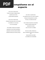 Jesse Joy - Espacio Sideral Lyrics | PDF