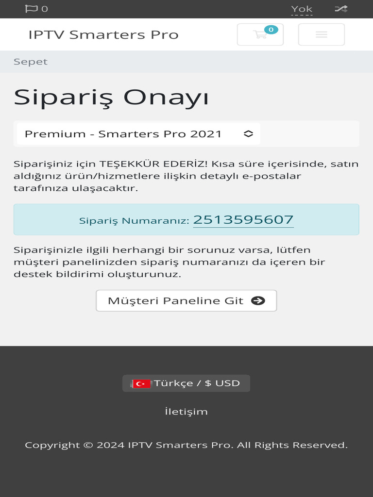 Sepet - IPTV Smarters Pro | PDF