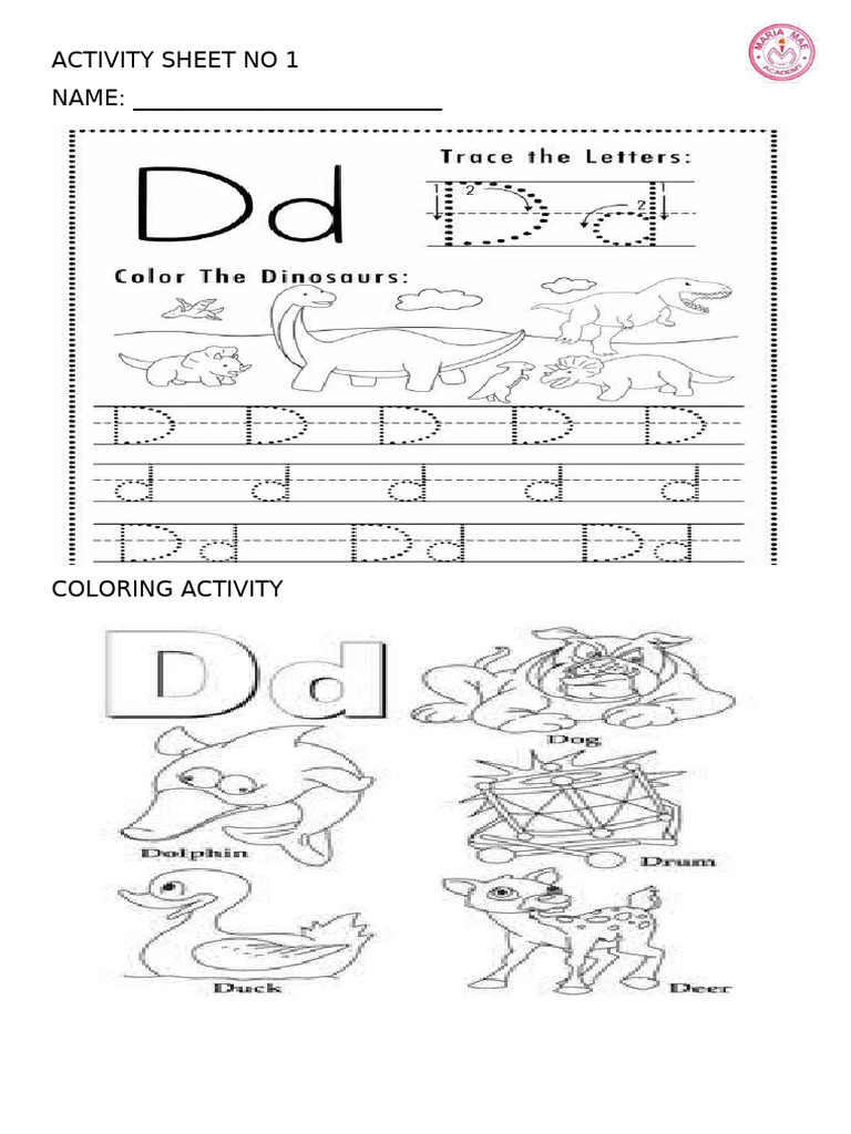 Reading and Writing Activity Sheets | PDF